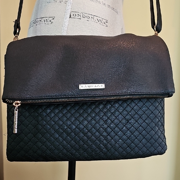 Rampage | Bags | Rampage Black Modern Crossbody Bag | Poshmark